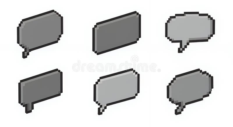 Pixel Art Speech Bubbles Stock Photos - Free & Royalty-Free Stock Photos from Dreamstime