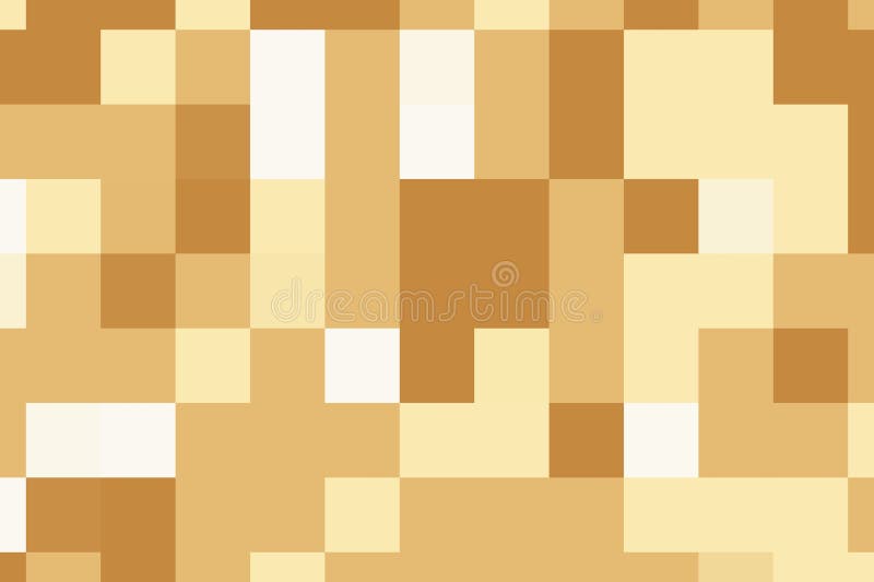 Pixelated Square Abstract Pattern in Orange and Beige Hues. Modern ...