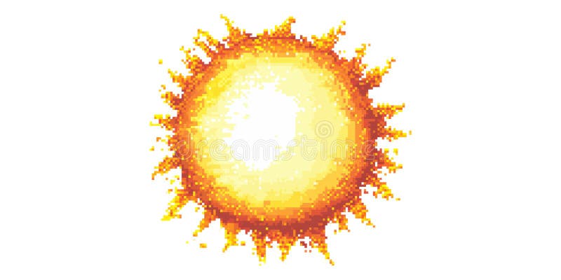 Fiery Pixelated Sphere Stock Illustrations – 15 Fiery Pixelated Sphere ...
