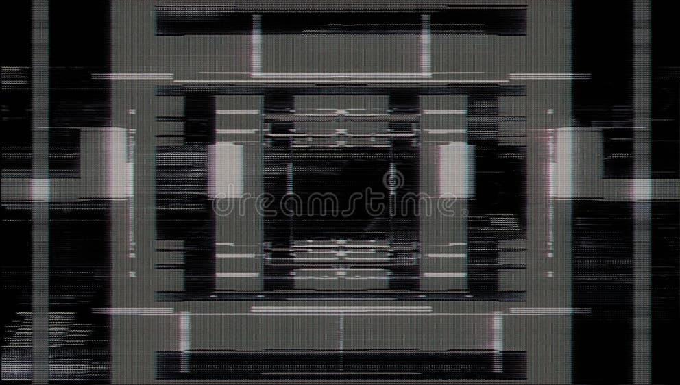 Pixelated Texture. Digital Errors on the Screen Stock Illustration ...