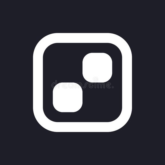 Pixelated Transition Effect White Solid Ui Icon Stock Vector ...