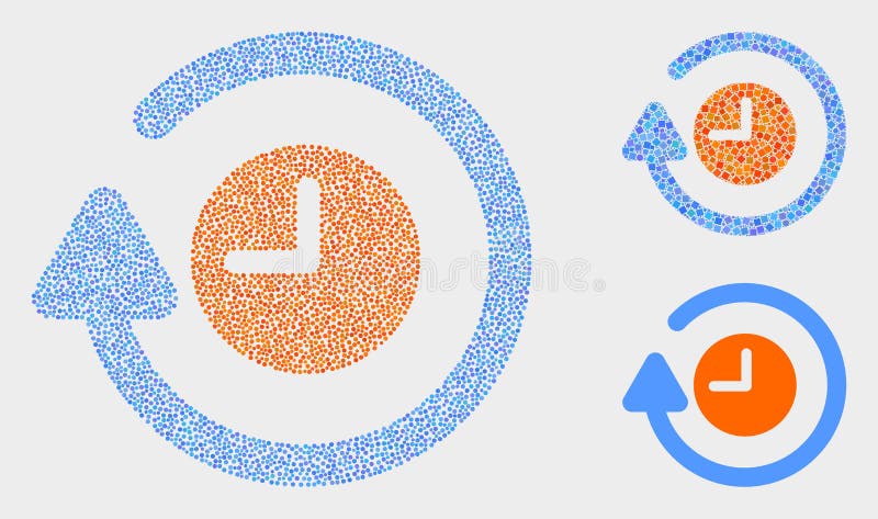 Rotate Clockwise And Rotate Counterclockwise Arrows Stock Vector