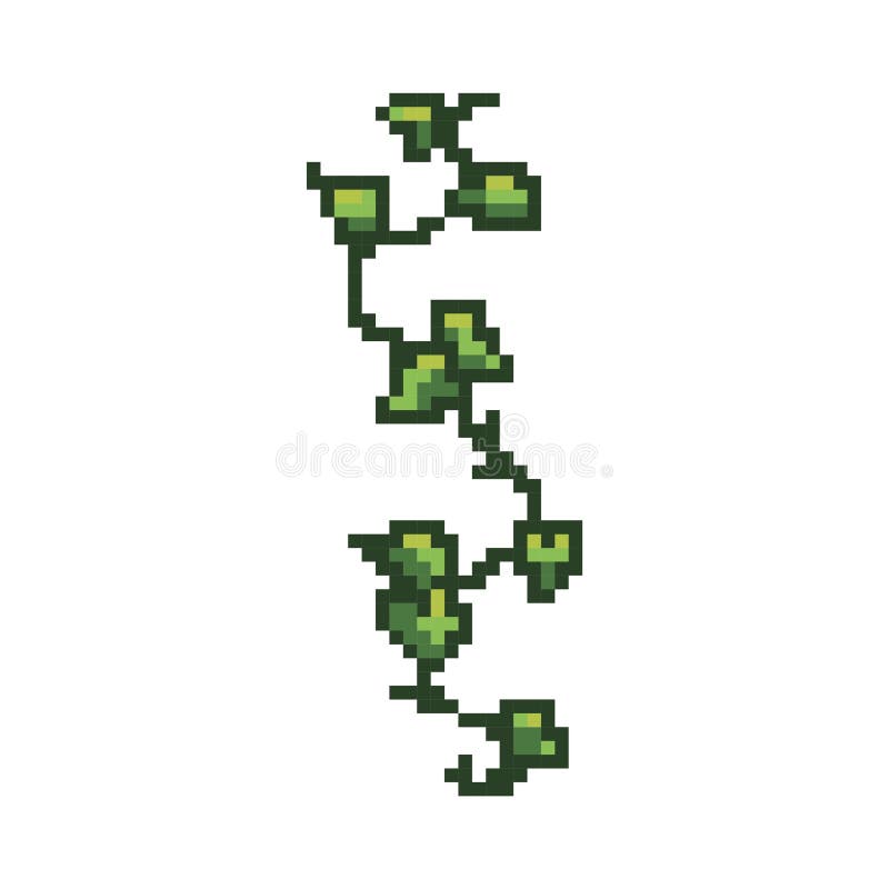Pixelated Plant Stock Illustrations – 987 Pixelated Plant Stock ...