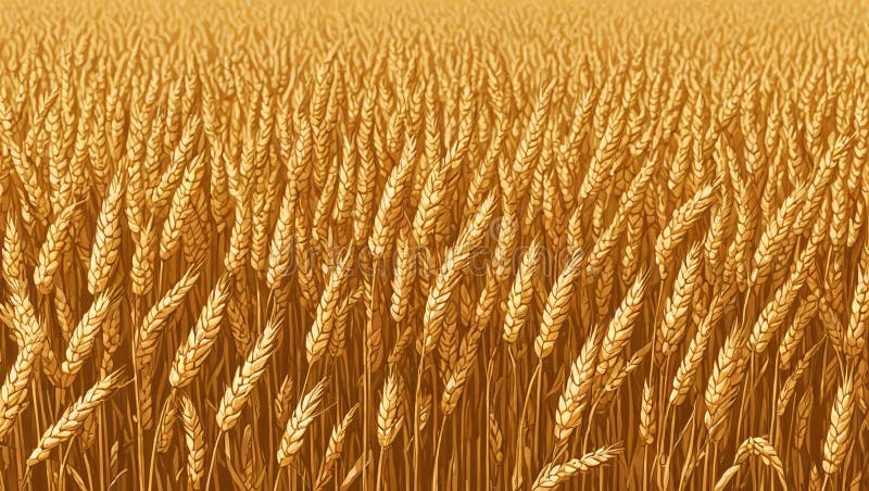 Pixelated Wheat Field Abstract Background in SaiPixel Art Style Stock ...