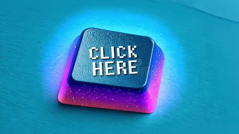 PixelCube Button a Square Button with a Vibrant Blue Gradient Transitioning from Deep Ocean To ...