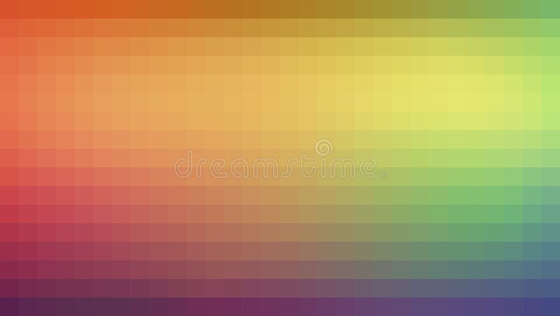 Pixeled Gradient. Abstract Background. Red, Yellow, Green and Blue ...