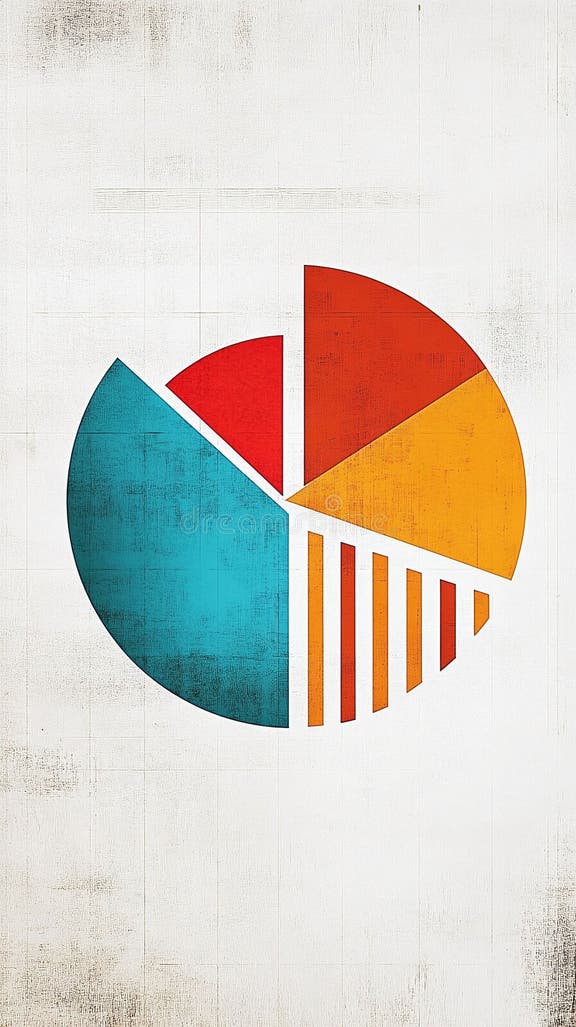 Pixelized Pie Chart Breaking Down Personal Monthly Budget Categories ...
