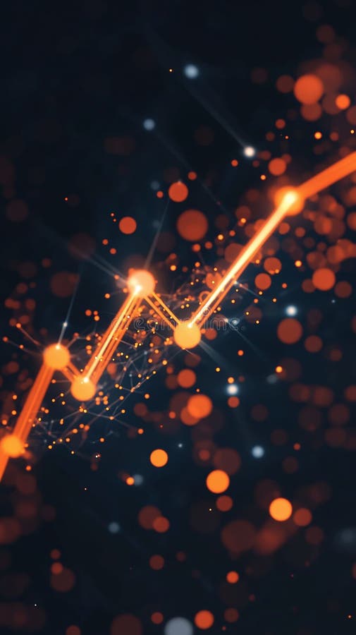 Pixelized Wealth Growth Graph with Sparkles Highlighting Milestones ...