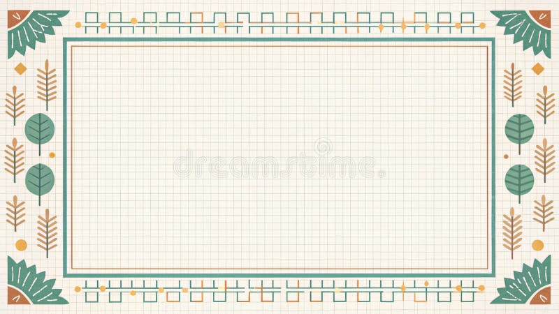 Pixellated Grid Border Paper Texture Digital and Abstract Stock ...