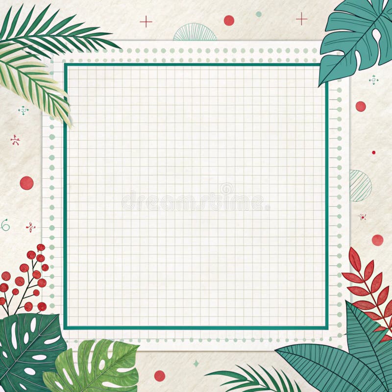 Pixellated Grid Border Paper Texture Digital and Abstract Stock ...