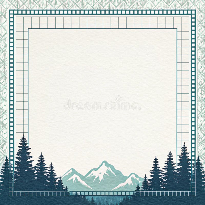 Pixellated Grid Border Paper Texture Digital and Abstract Stock ...