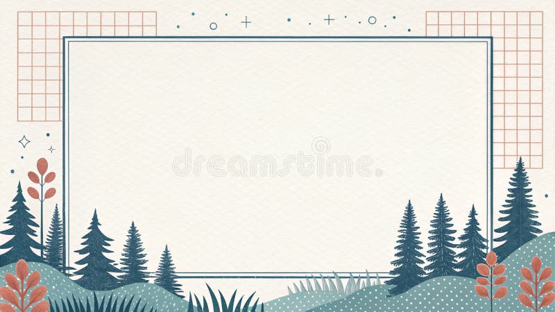 Pixellated Grid Border Paper Texture Digital and Abstract Stock ...