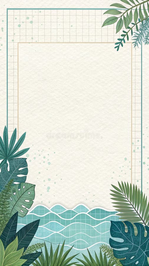 Pixellated Grid Border Paper Texture Digital and Abstract Stock ...
