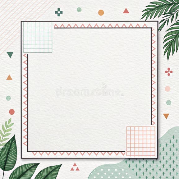 Pixellated Grid Border Paper Texture Digital and Abstract Stock ...