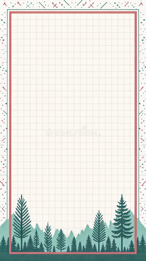 Pixellated Grid Border Paper Texture Digital and Abstract Stock ...