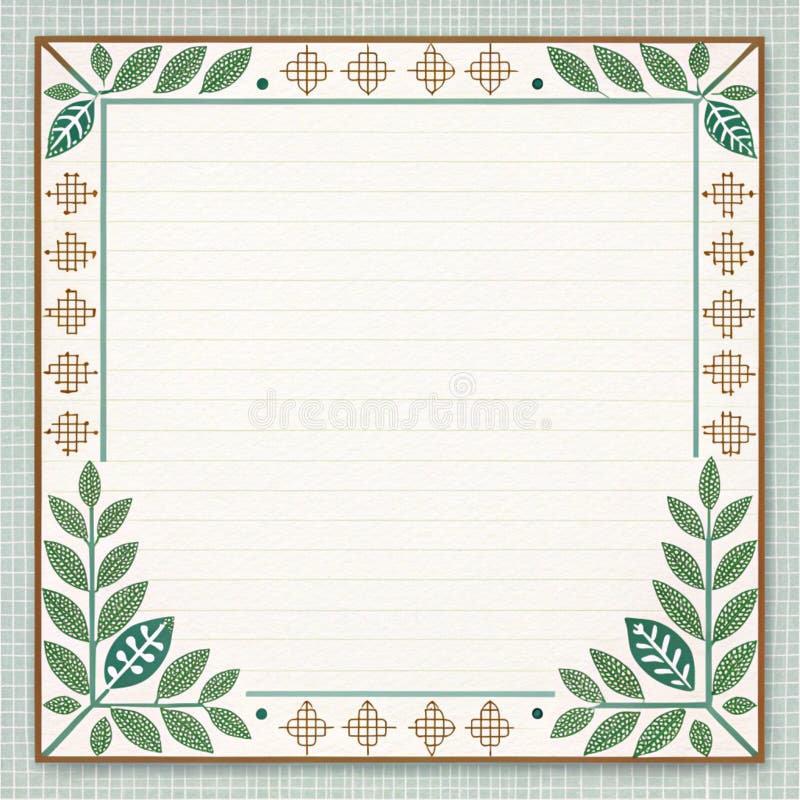 Pixellated Grid Border Paper Texture Digital and Abstract Stock ...