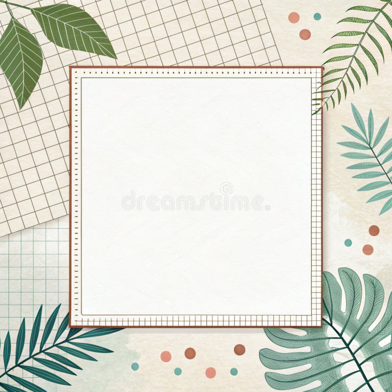 Pixellated Grid Border Paper Texture Digital and Abstract Stock ...
