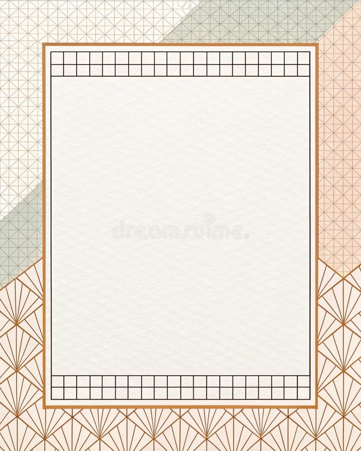 Pixellated Grid Border Paper Texture Digital and Abstract Stock ...