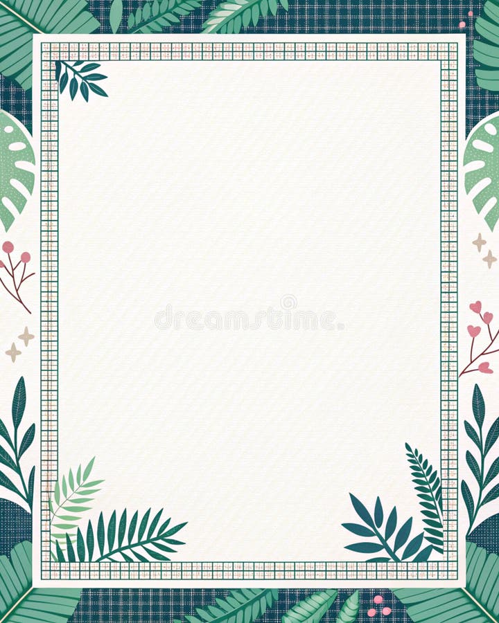 Pixellated Grid Border Paper Texture Digital and Abstract Stock ...