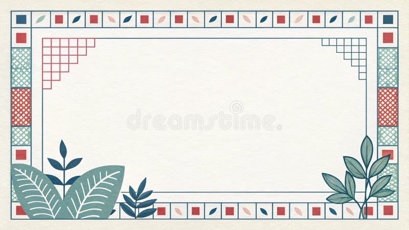 Pixellated Grid Border Paper Texture Digital and Abstract Stock ...