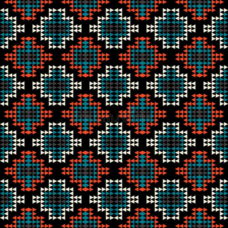 Pixels Beautiful Abstract Geometric Seamless Pattern Illustration Stock ...
