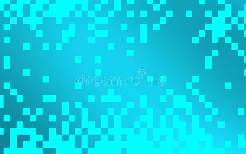 Pixels Covering Blue Bright Background Blue Pixels Stock Illustration ...