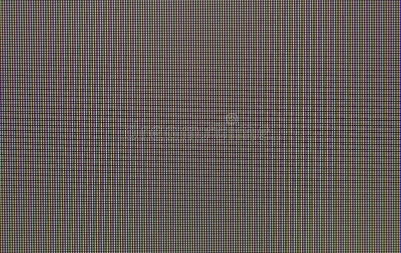 Pixels in the Macro Scale of the Liquid Crystal Screen Stock Photo ...