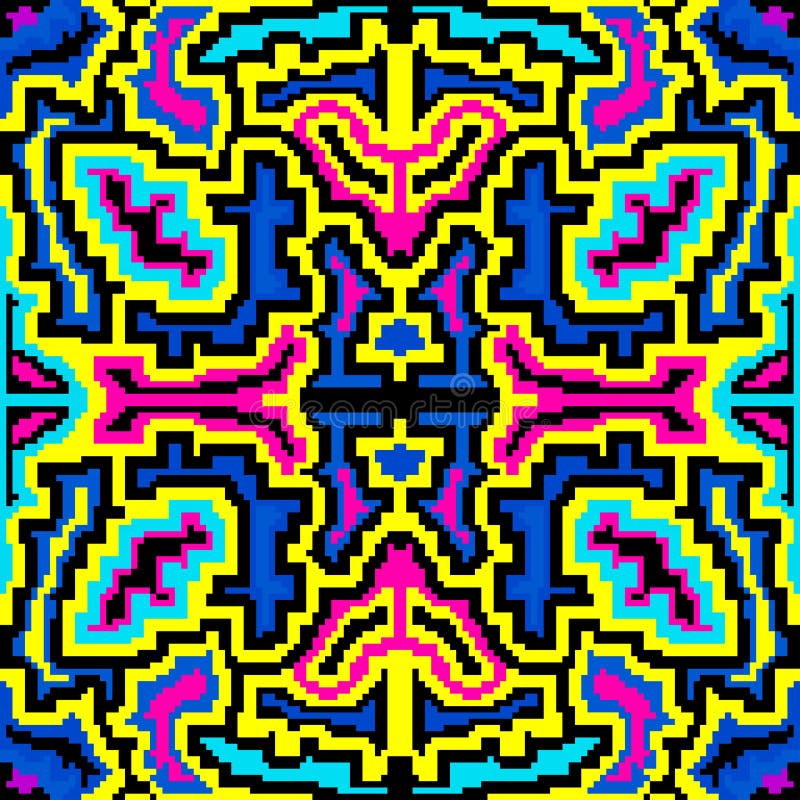 Pixels Psychedelic Stock Illustrations – 1,154 Pixels Psychedelic Stock ...