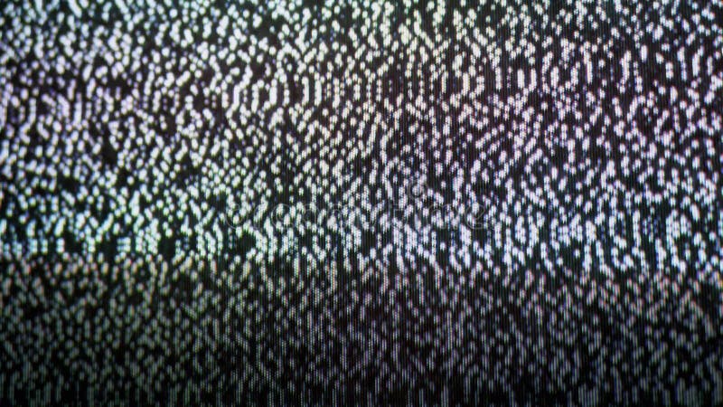 Pixels, Static Flickering Noise Interference, Distortion, Bad, No TV ...