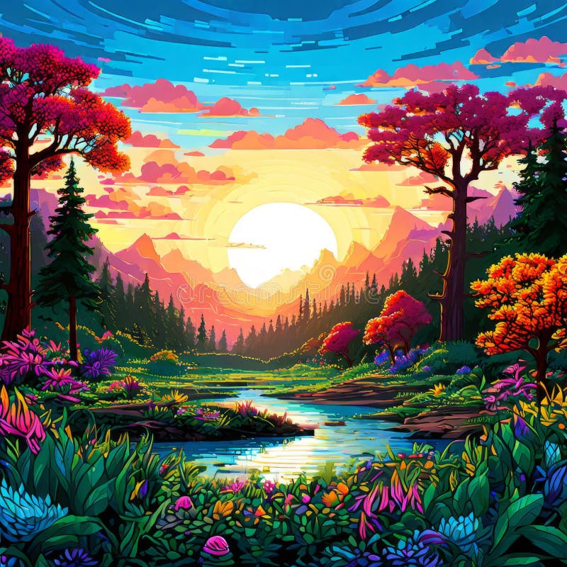 Pixelscape Sty Stock Illustrations – 1 Pixelscape Sty Stock ...