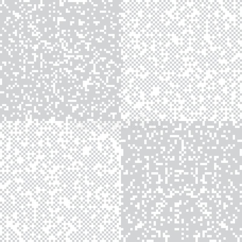 Mosaik-Quadrat-Pixel-Themen-Hintergrundmuster Vektor Abbildung ...