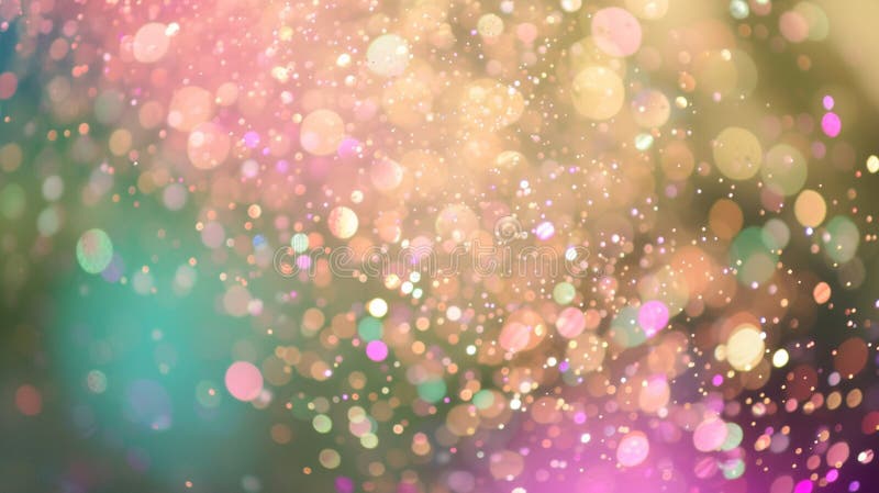 Pixie Dust Dreamland with Magical Glowing. Generative Ai Stock ...