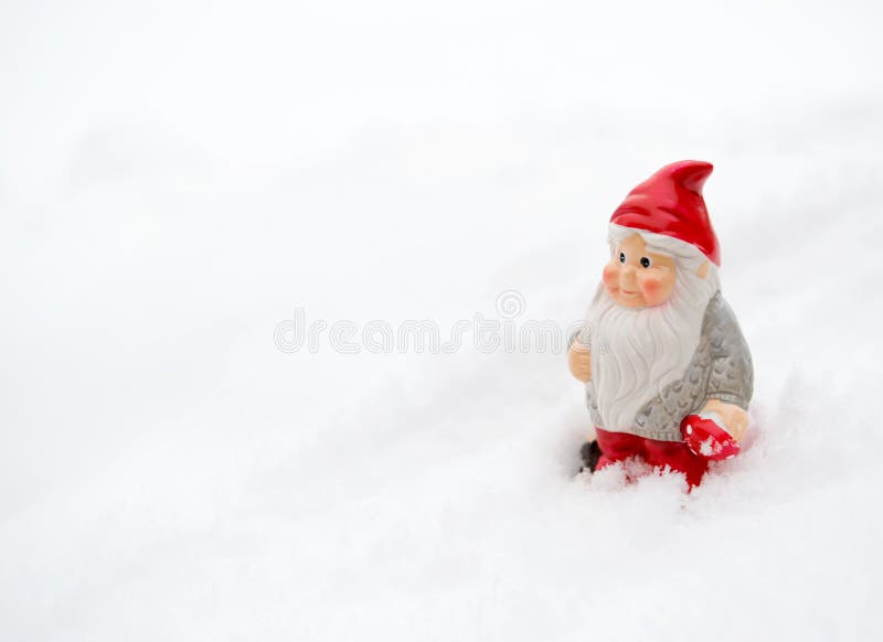 Pixie in the snow stock image. Image of winter, holidays - 22217831