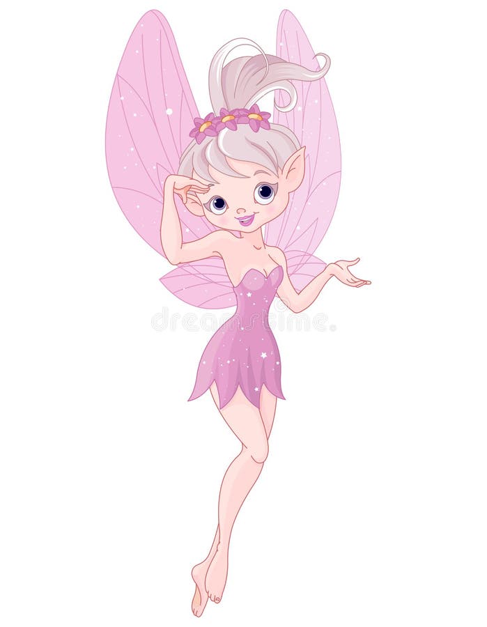 Beautiful pixie fairy stock vector. Illustration of dreams - 44289476