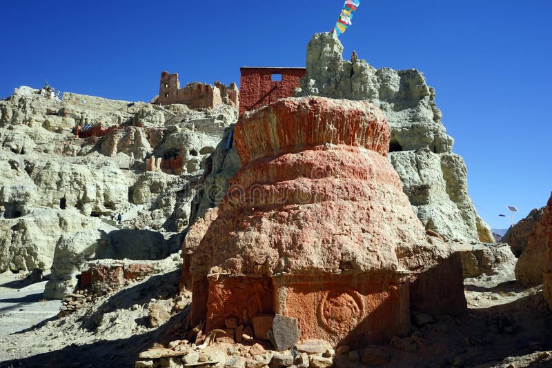 Piyang Caves stock image. Image of attraction, religion - 94092165