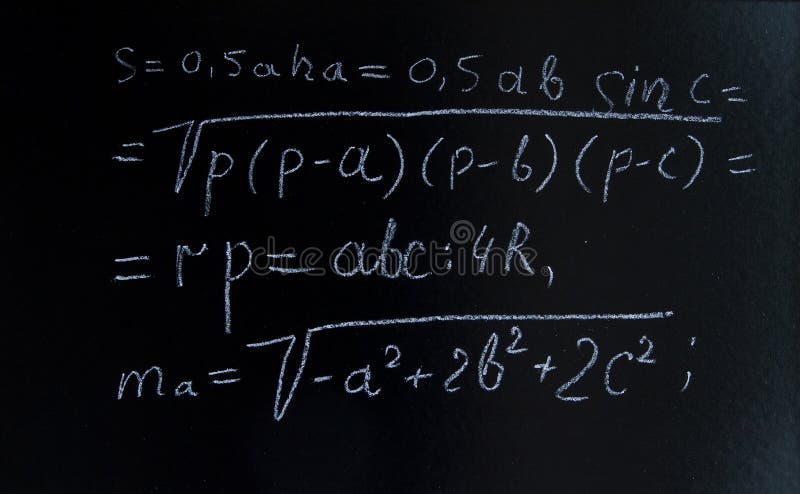 Fórmulas Complejas De La Matemáticas Fotos de stock - Fotos libres de ...