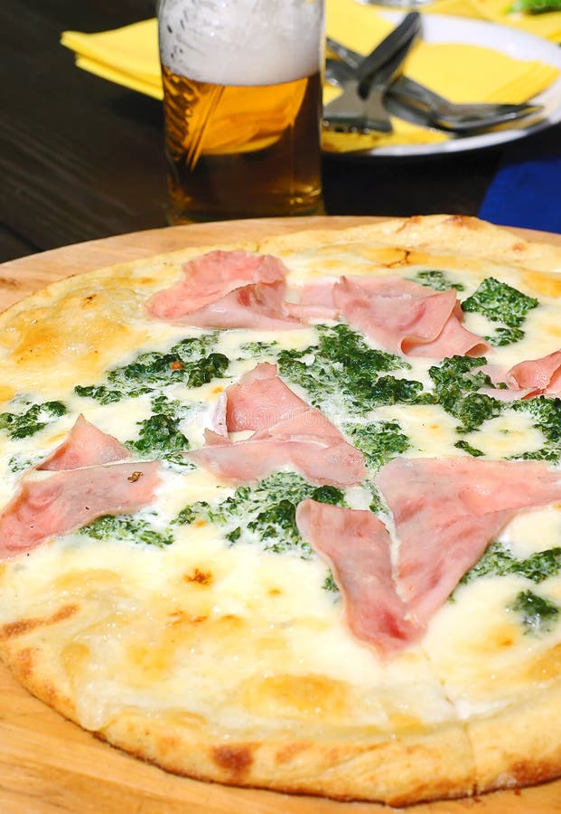 Pizza stock photo. Image of restaurant, owen, cheese - 14779124