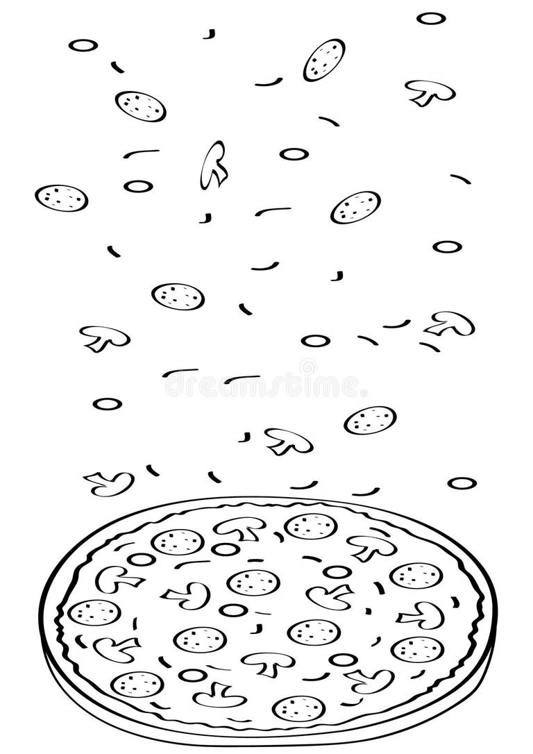 Pizza Crust Black Stock Illustrations 2500 Pizza Crust Black Stock Illustrations Vectors