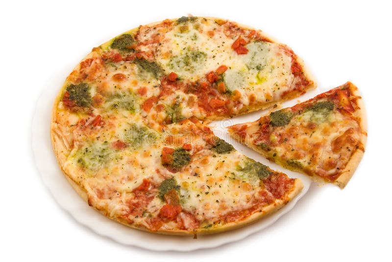 Small pizzas stock image. Image of drink, baked, pizza - 25937631