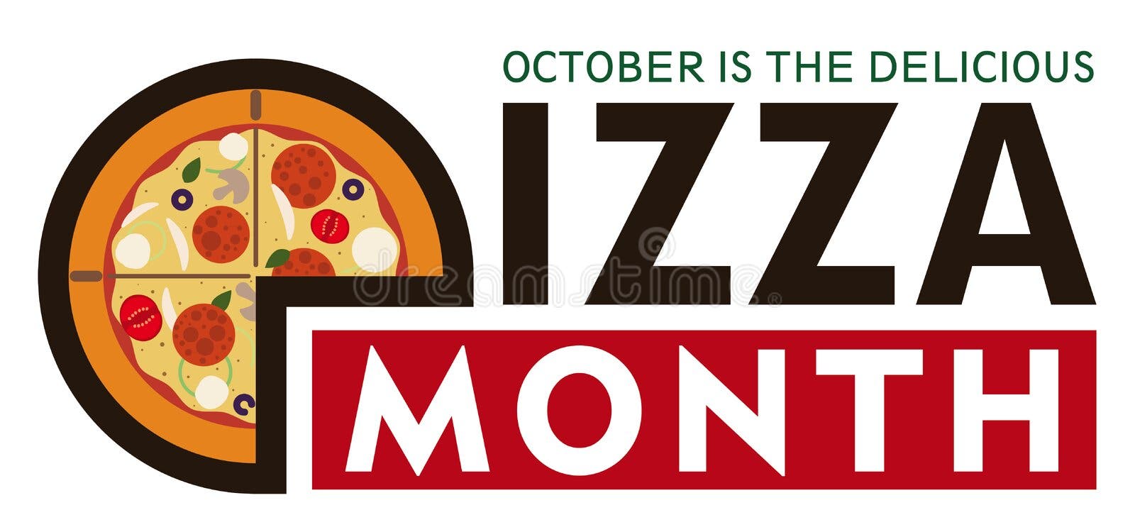 Delicious Pie with Label for Pi Day Celebration, Vector Illustration ...