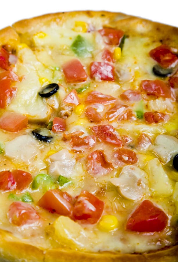 Indian Paneer Pizza stock photo. Image of healthy, lunch - 32193812