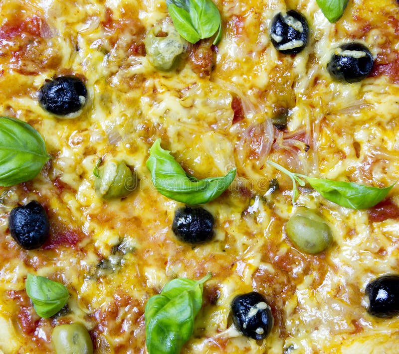 Pizza background stock photo. Image of fast, basil, black - 37449128