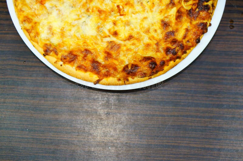 Pizza stock photo. Image of baked, cuisine, dish, recipe - 48700294