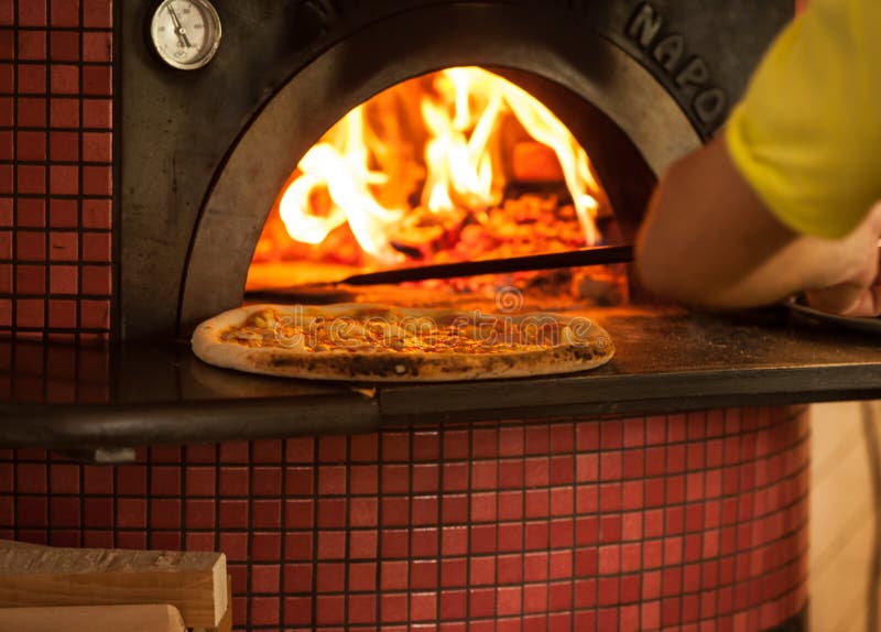 Pizza baking stock image. Image of baking, pizza, heat - 42792157