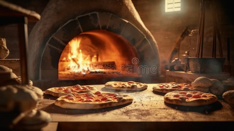Stone Pizza Oven Stock Illustrations – 598 Stone Pizza Oven Stock ...