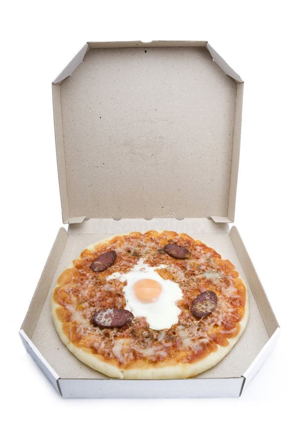 Pizza in the box stock photo. Image of plate, still, yummy - 9165382