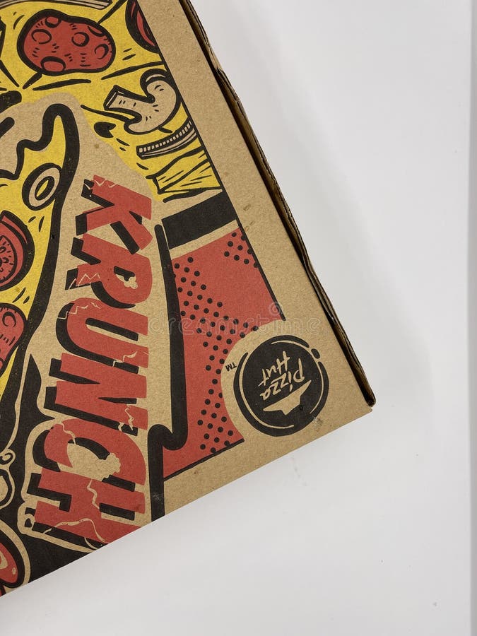 Pizza box editorial image. Image of white, pizza, brown - 222608710