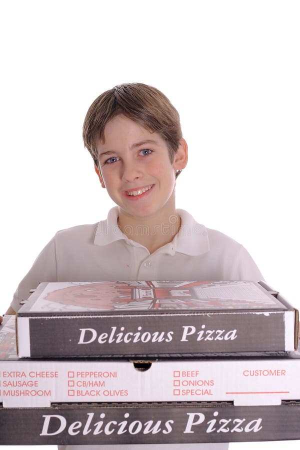 Pizza boy vertical stock photo. Image of delivery, helper - 3693368