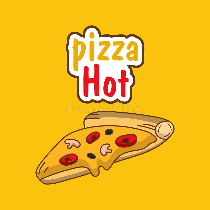 Pizza Cafe Logo Pizza Icon Illustration Vector Graphic Stock Vector ...
