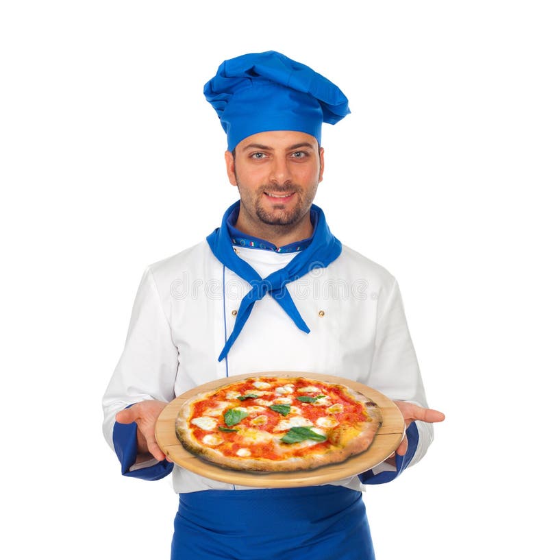 Pizza Chef stock photo. Image of gourmet, good, mustache - 29625072